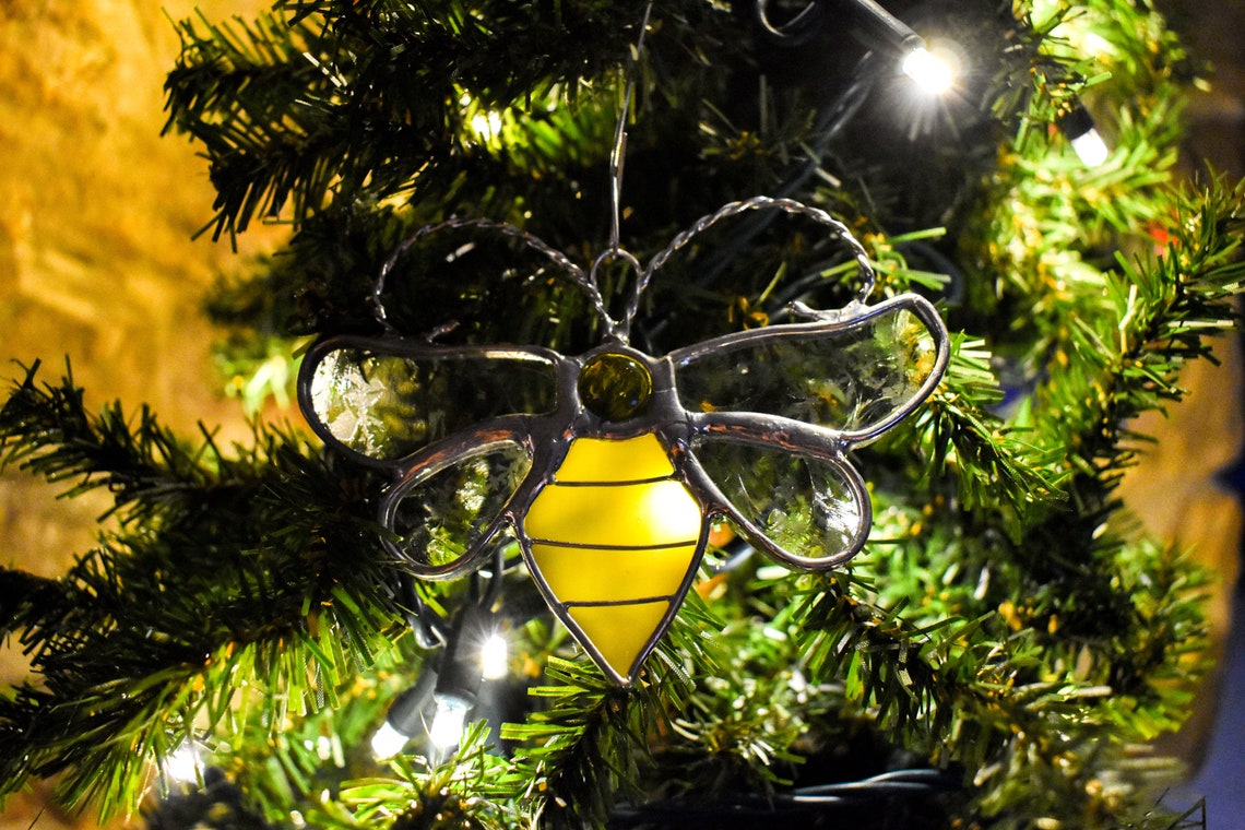 Bee Suncatcher/nightlight/ornament - Etsy