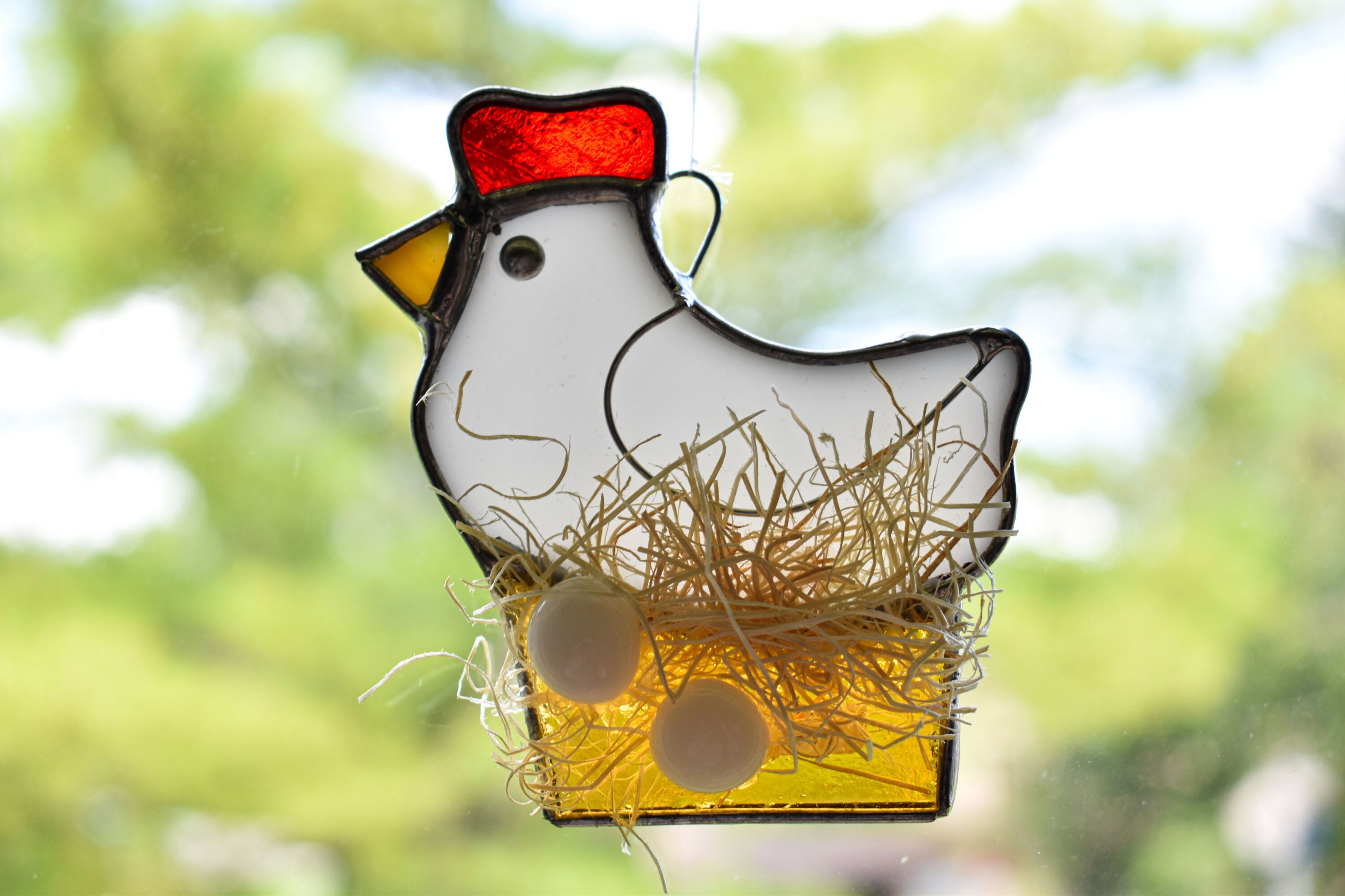 Chicken n' Egg Suncatcher/Night Light/Ornament | Etsy