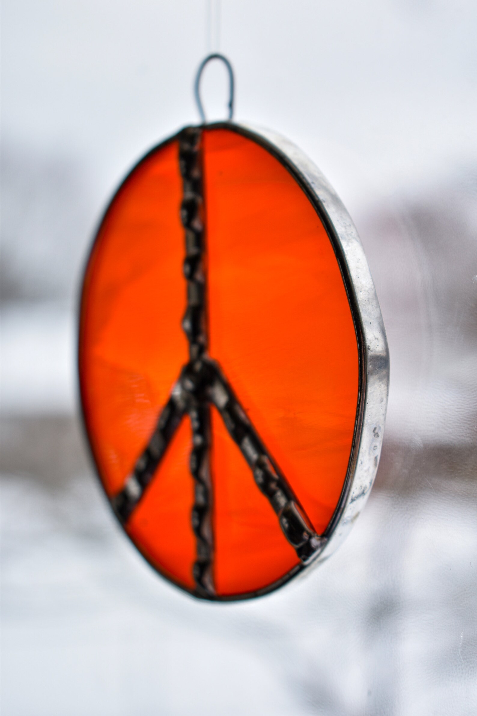 Peace Sign Suncatcher / Nightlight / Ornament | Etsy