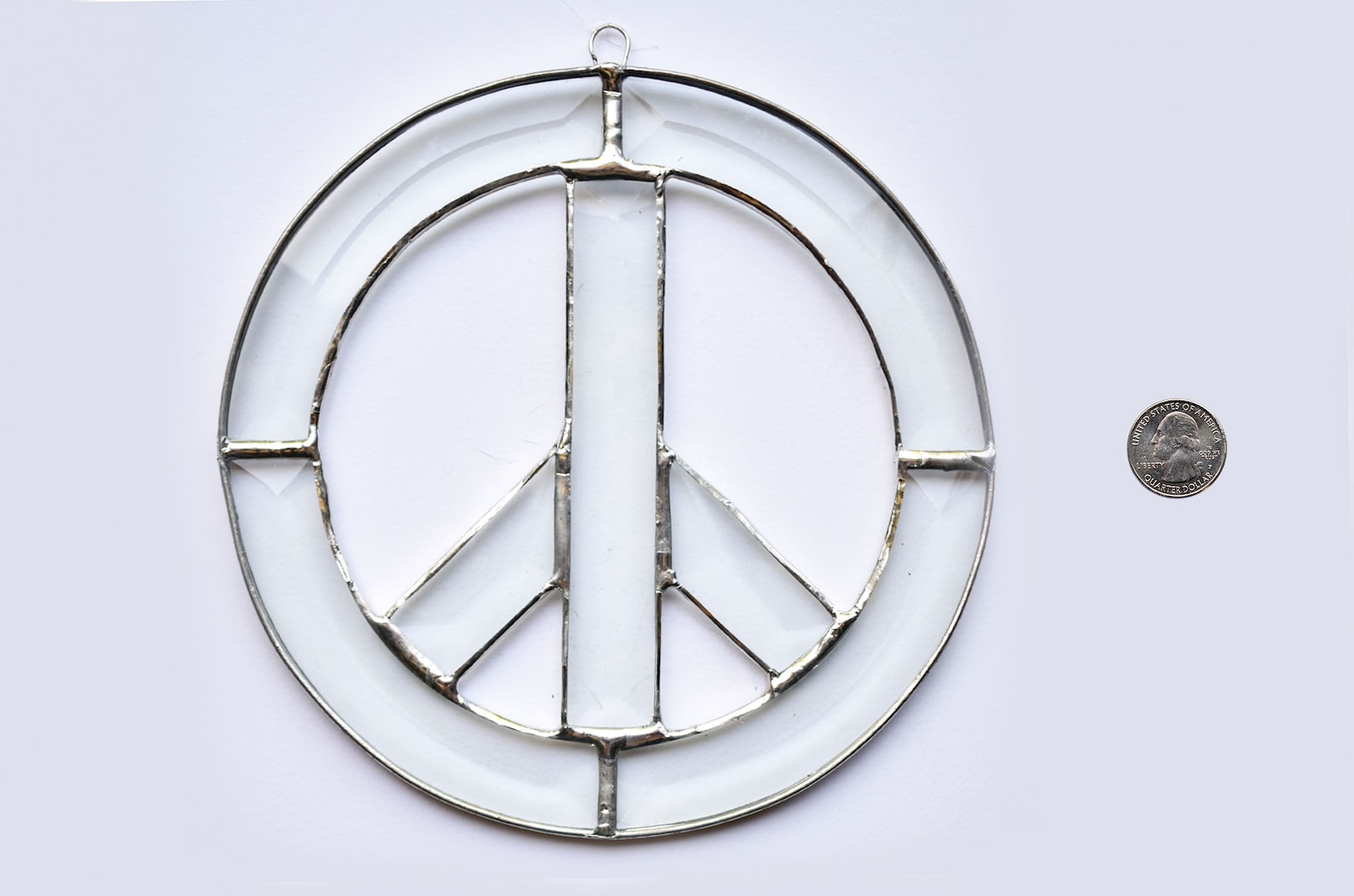 Peace Sign Beveled Glass - Etsy