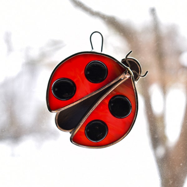 Ladybug Suncatcher - Etsy