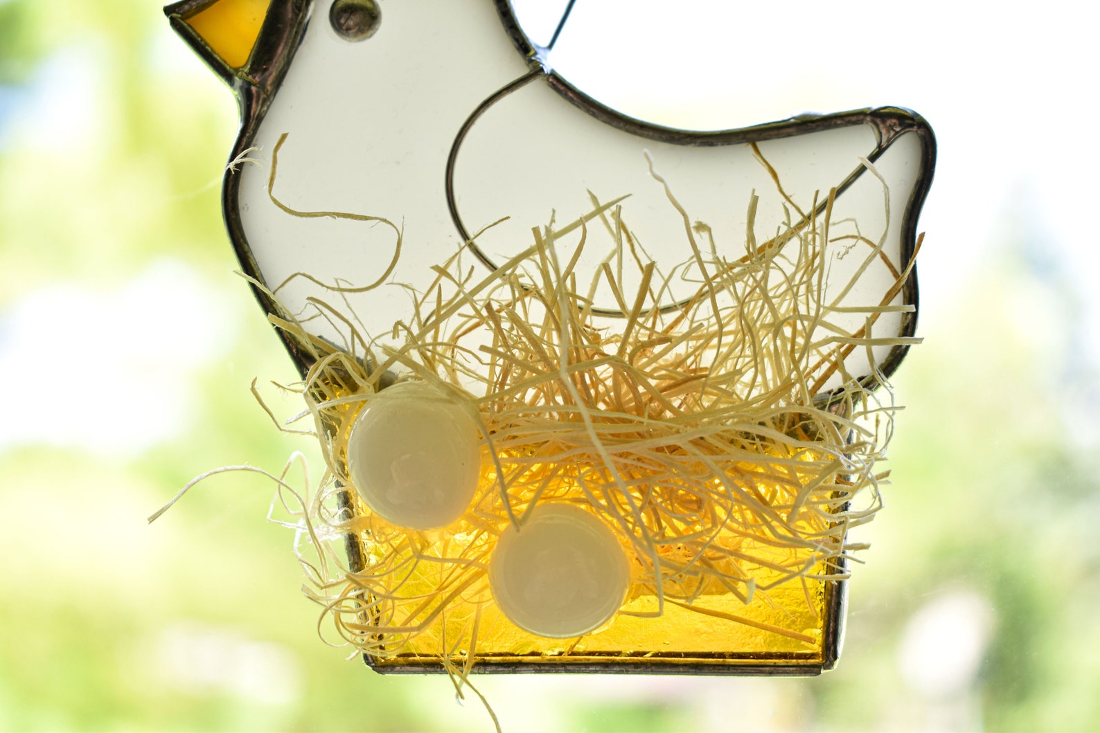 Chicken N' Egg Suncatcher/night Light/ornament - Etsy