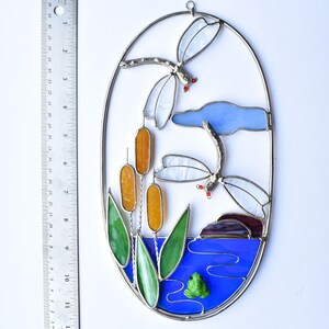 Dragonflies in Oval Wire Frame - Etsy