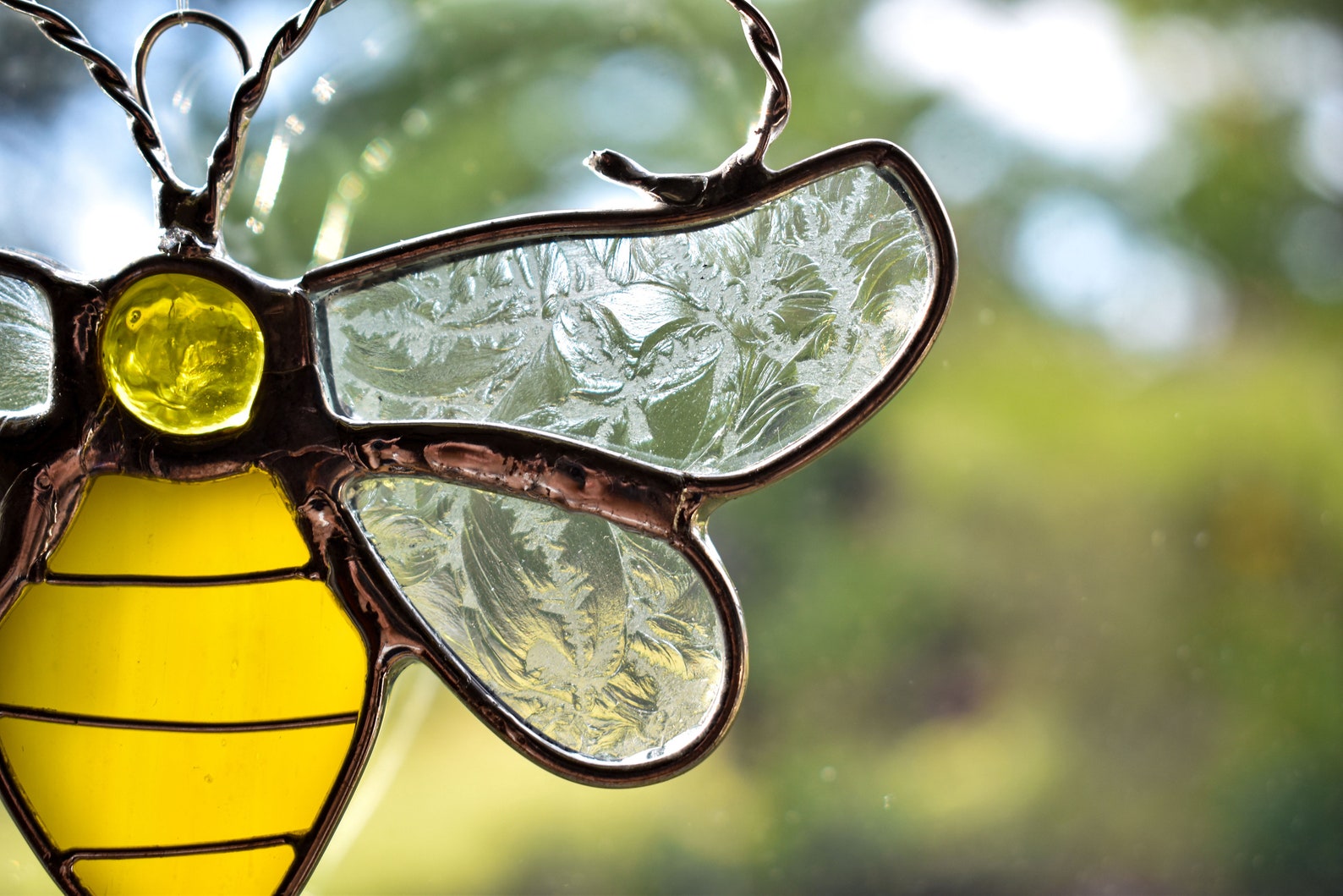 Bee Suncatcher/nightlight/ornament - Etsy