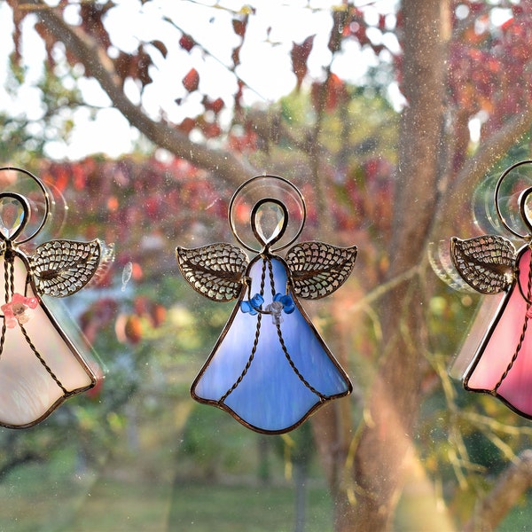 Angel Suncatcher - Etsy