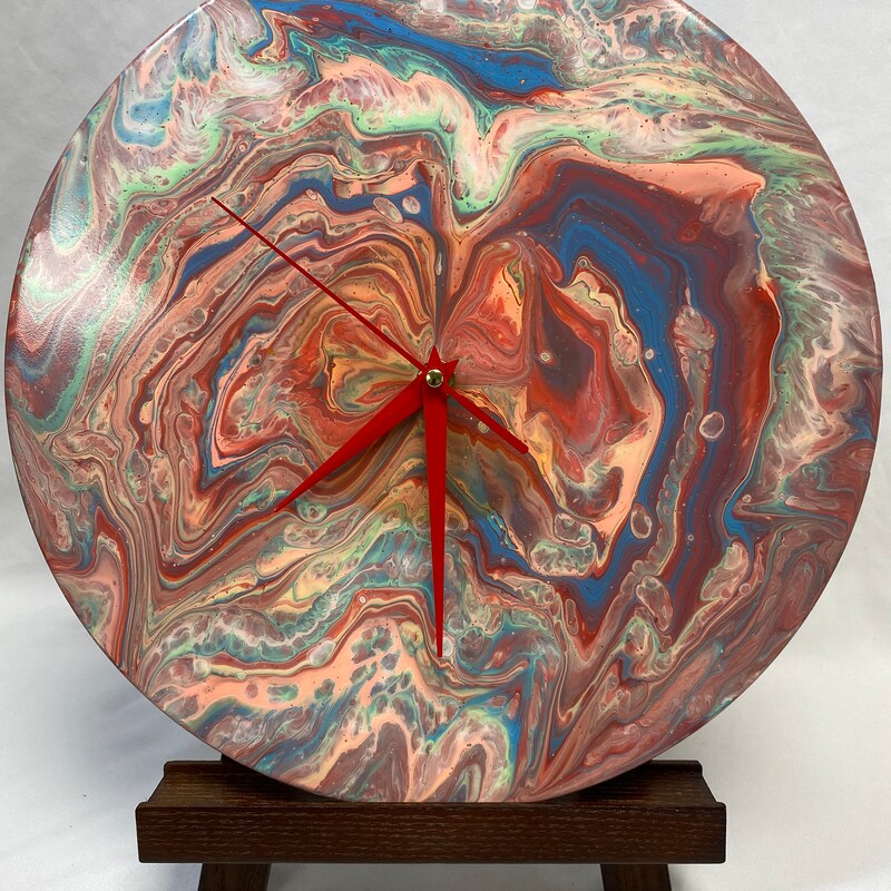 Hand Painted Clock - Etsy