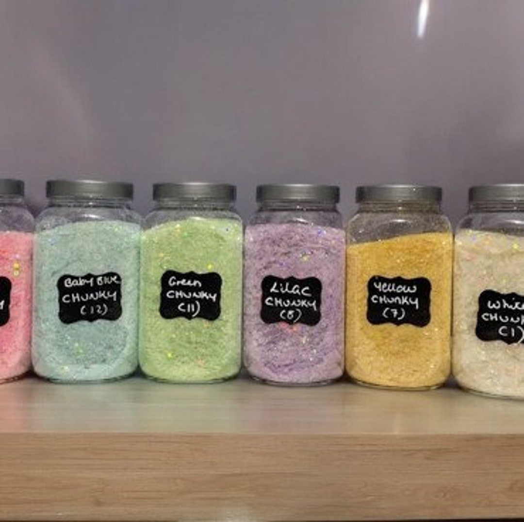 50 G Chunky Arts & Craft Glitter Many Colour Available - Etsy