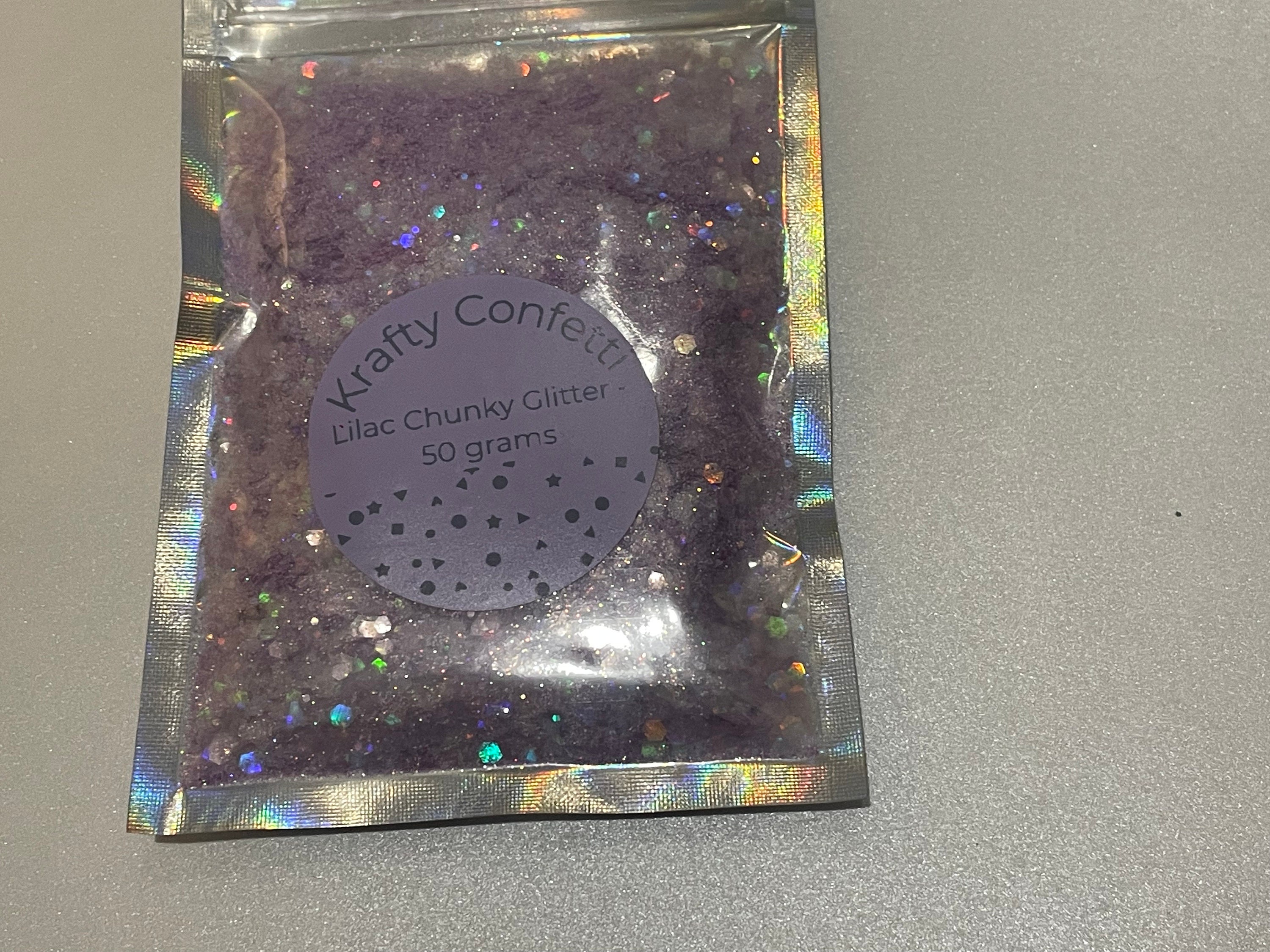 50 G Chunky Arts & Craft Glitter Many Colour Available - Etsy