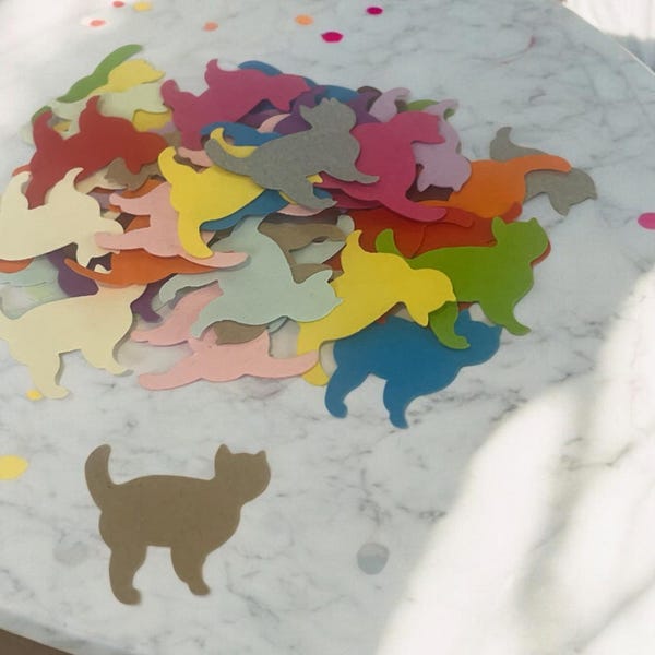Cat Confetti - Etsy