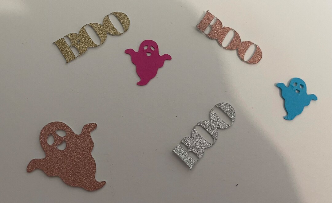 Boo Ghost Confetti Custom Colours - Etsy