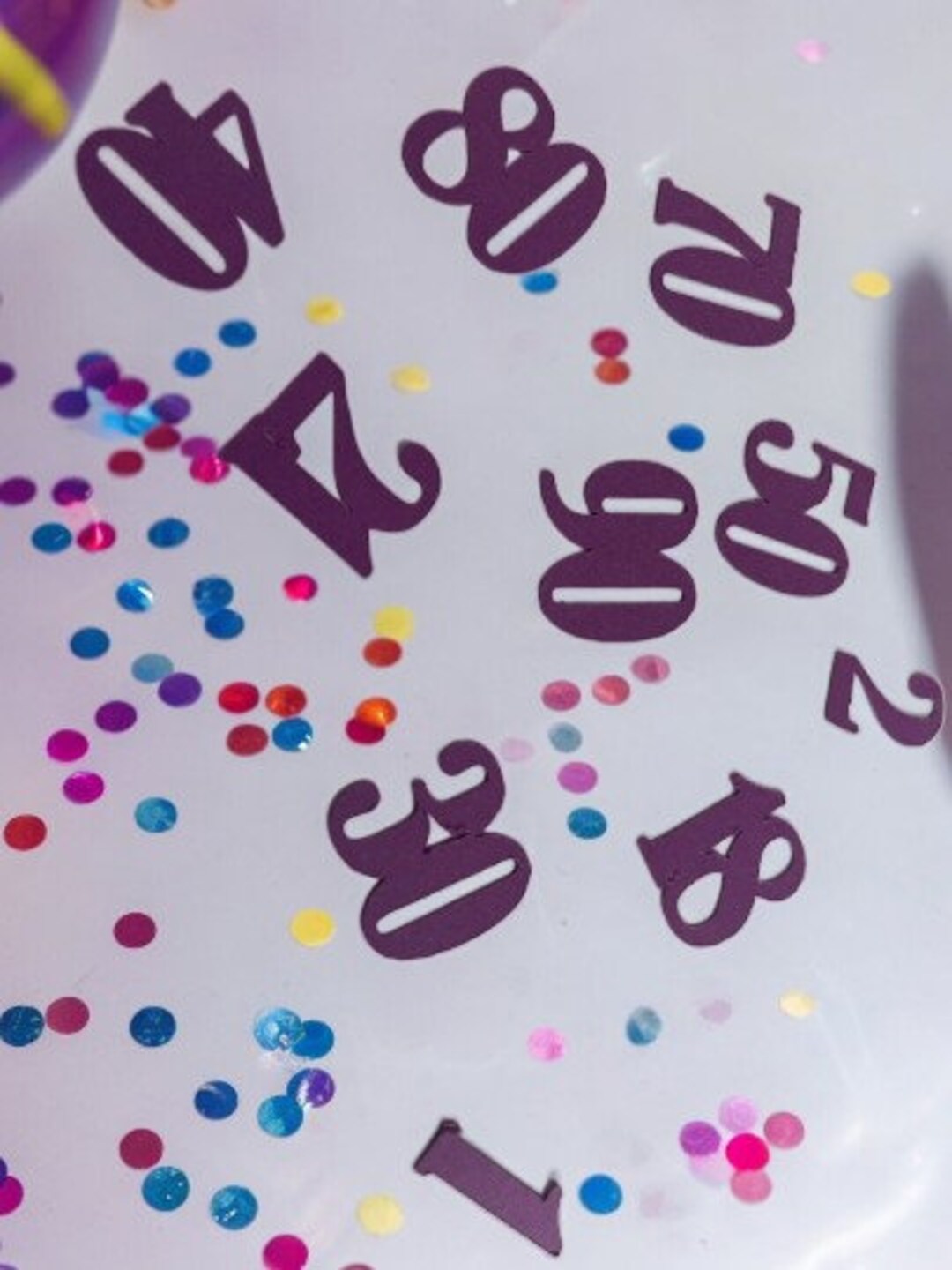 Any Number Confetti Many Colours Available - Etsy