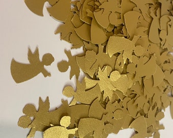 20 Gold Angel Confetti / Sequins , 15 X 20 Mm 7 - Etsy