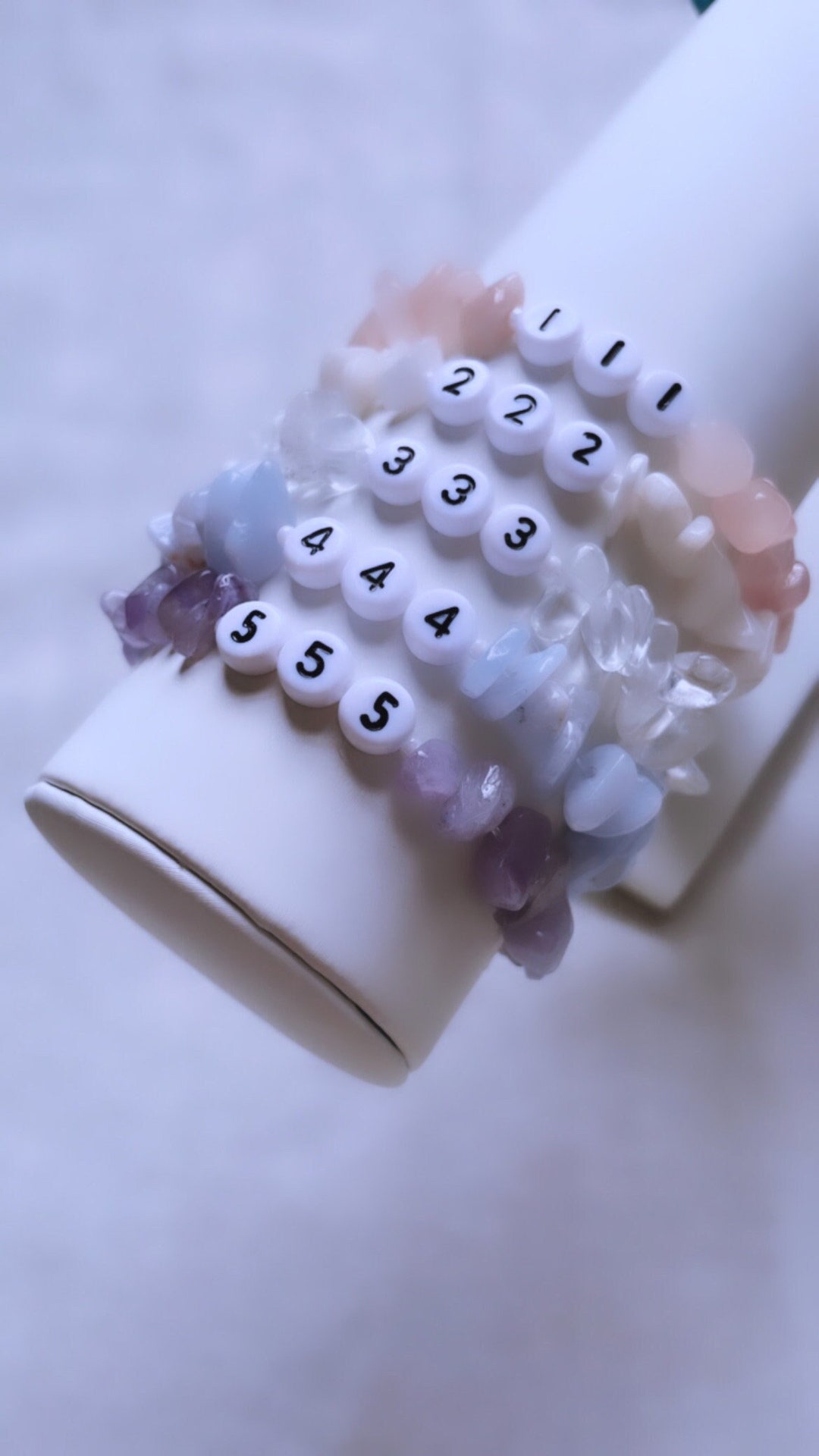 Angel Number Bracelet, Crystal Angel Number Bracelets, Angel Number ...