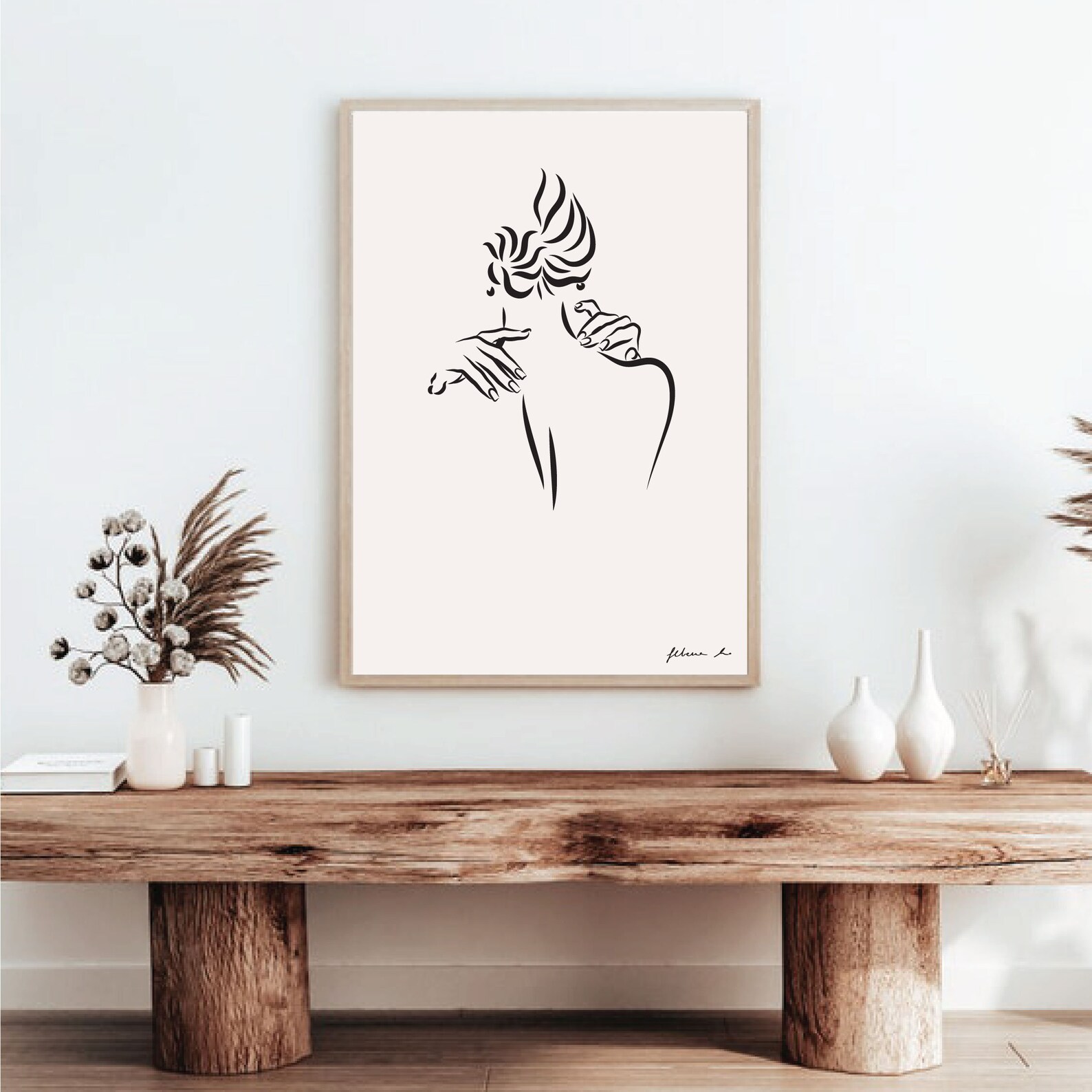 Woman Back Drawing Female Art Print One Line Art Printable - Etsy