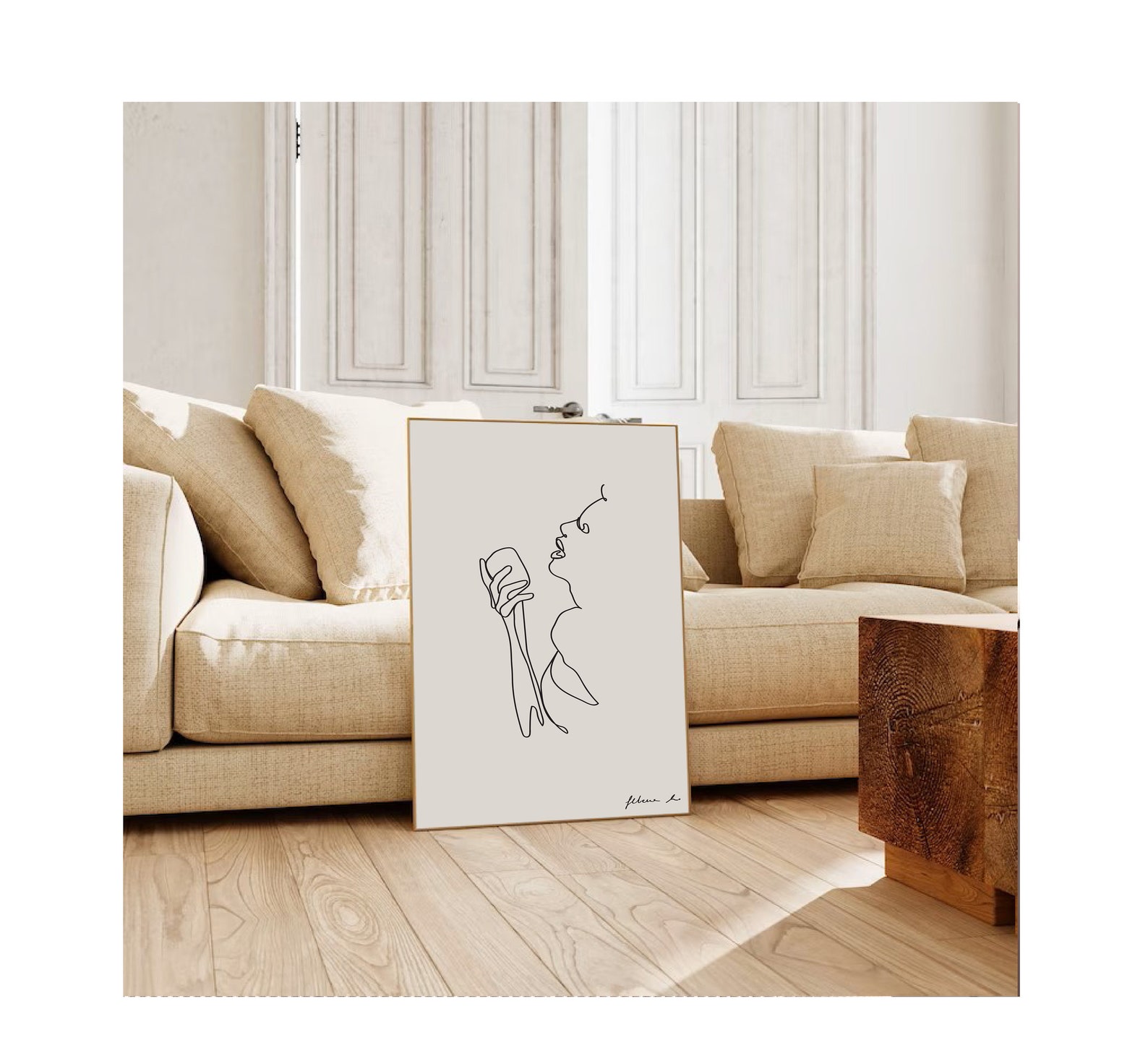 Singer Line Art, Canto Wall Art, Vintage Microphone Drawing, Music ...