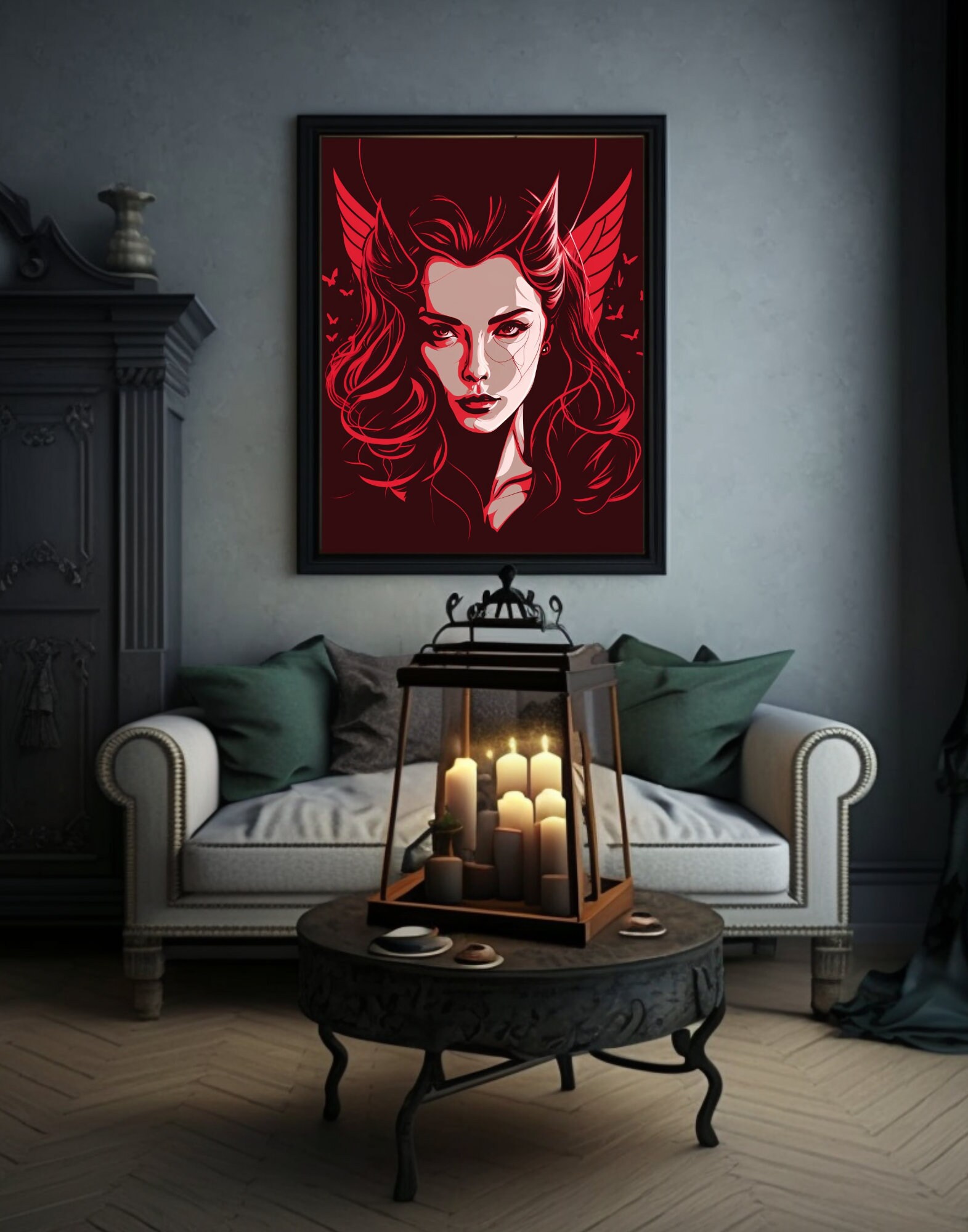 Scarlet Witch Art Scarlet Witch Poster Dr. Strange - Etsy