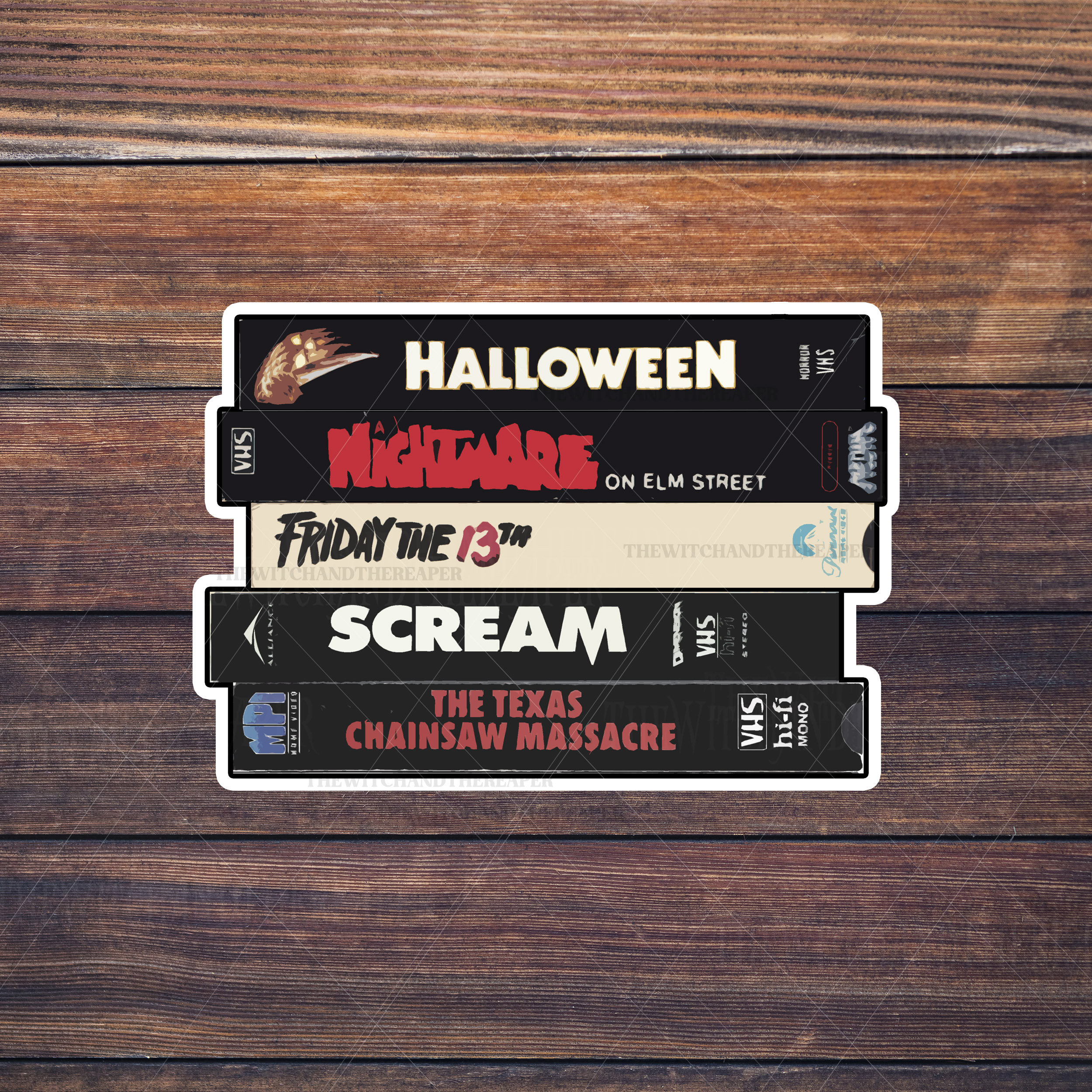 Slasher Horror Movie Sticker | Halloween Scary Stickers sold by C-3Po ...