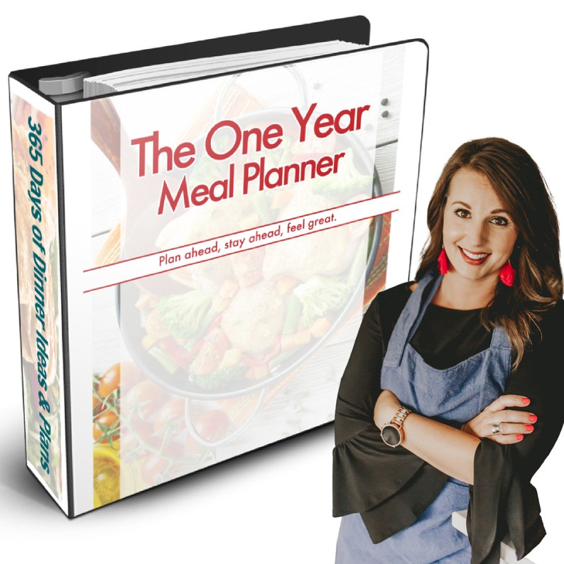 Printable Meal Planner Recipe Book, Recipe Cards, Weekly Meal Planner ...