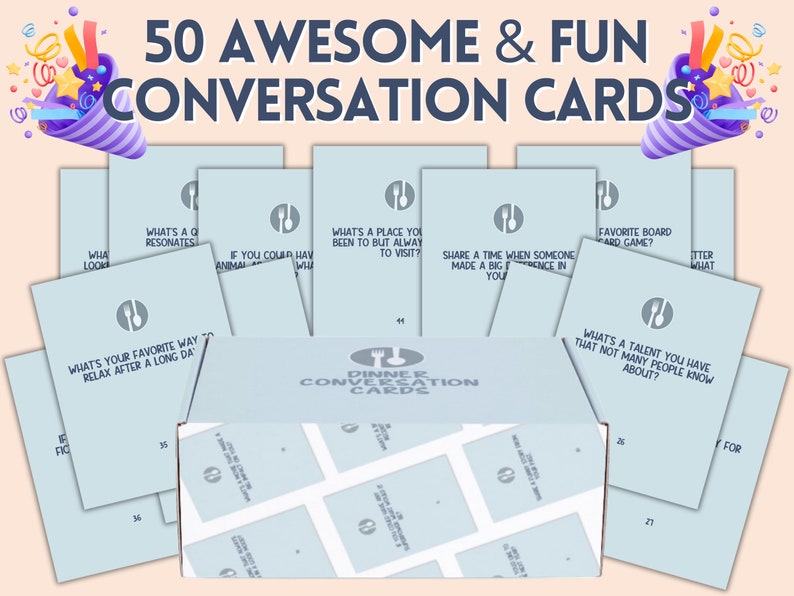 Printable Cards: Engaging Icebreakers, Team Bonding Questions, Know-you ...