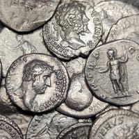Authentic Roman Silver Denarii Featuring Emperor of Rome, 1800 Years ...