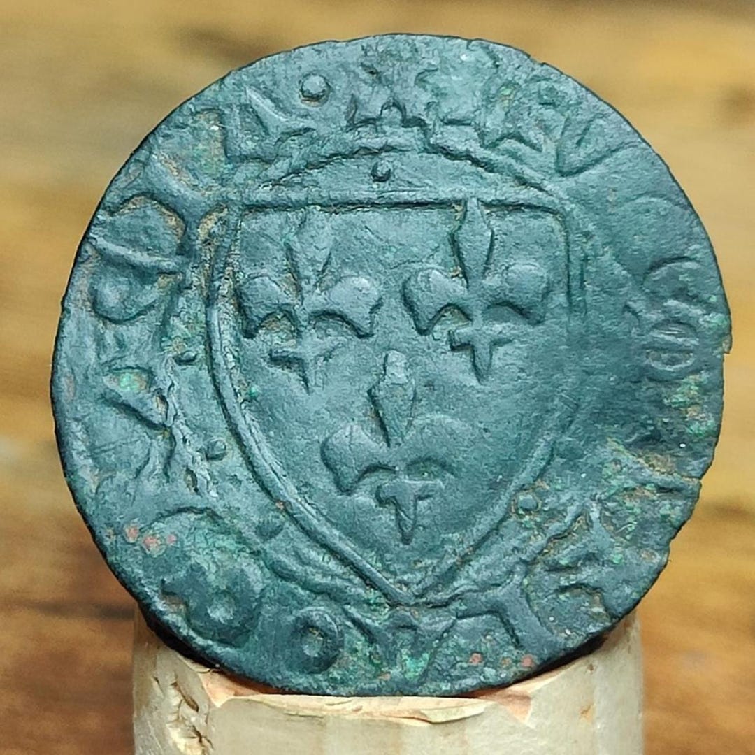 Medieval French Jetton, Shield Type Token, 600 Years Old - Etsy