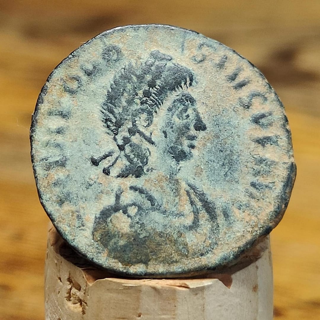 Theodosius Roman Coin, Ancient Follis With Captive Reverse AE2 - Etsy