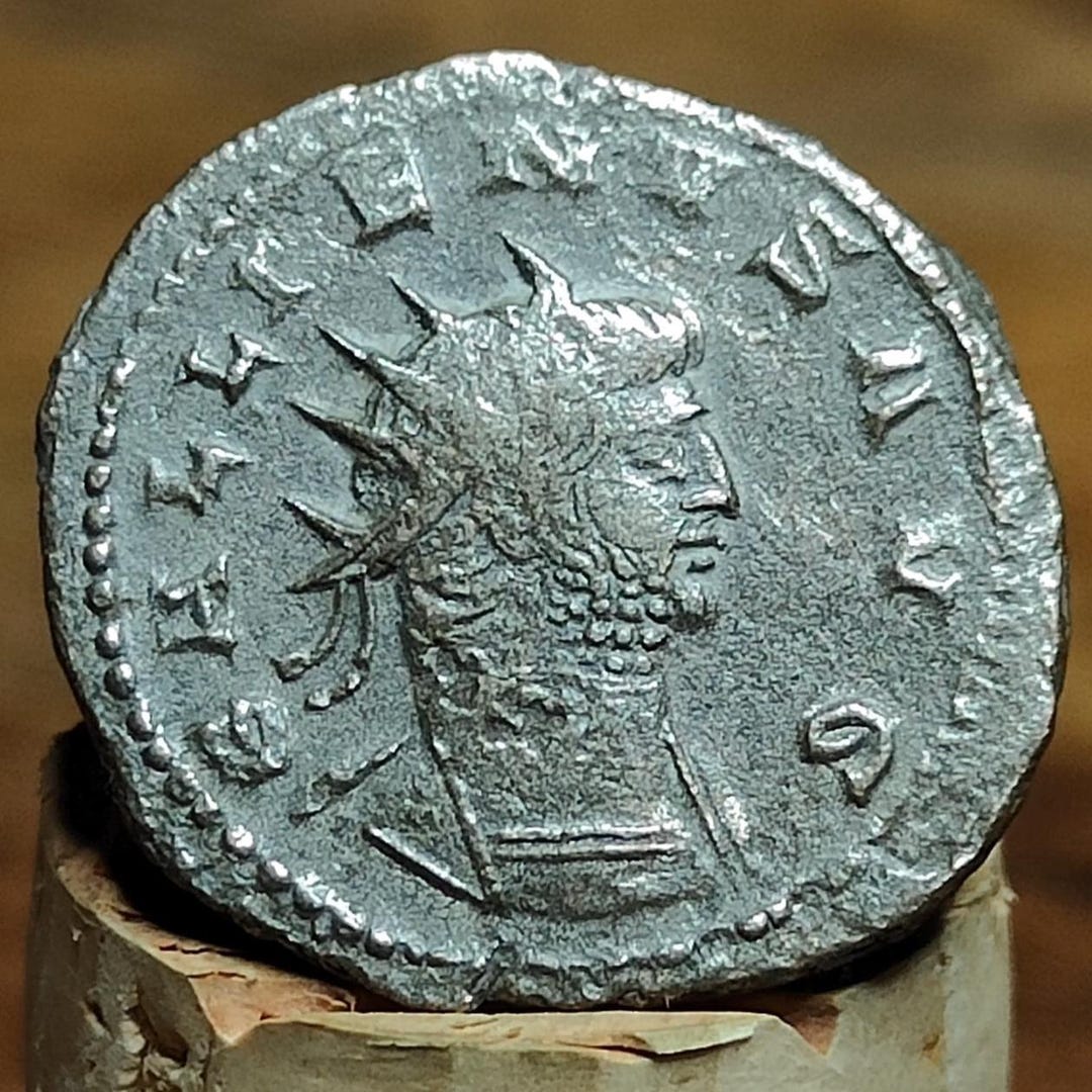 Emperor Gallienus Roman Coin, Fides Reverse 3rd Century Ancient ...