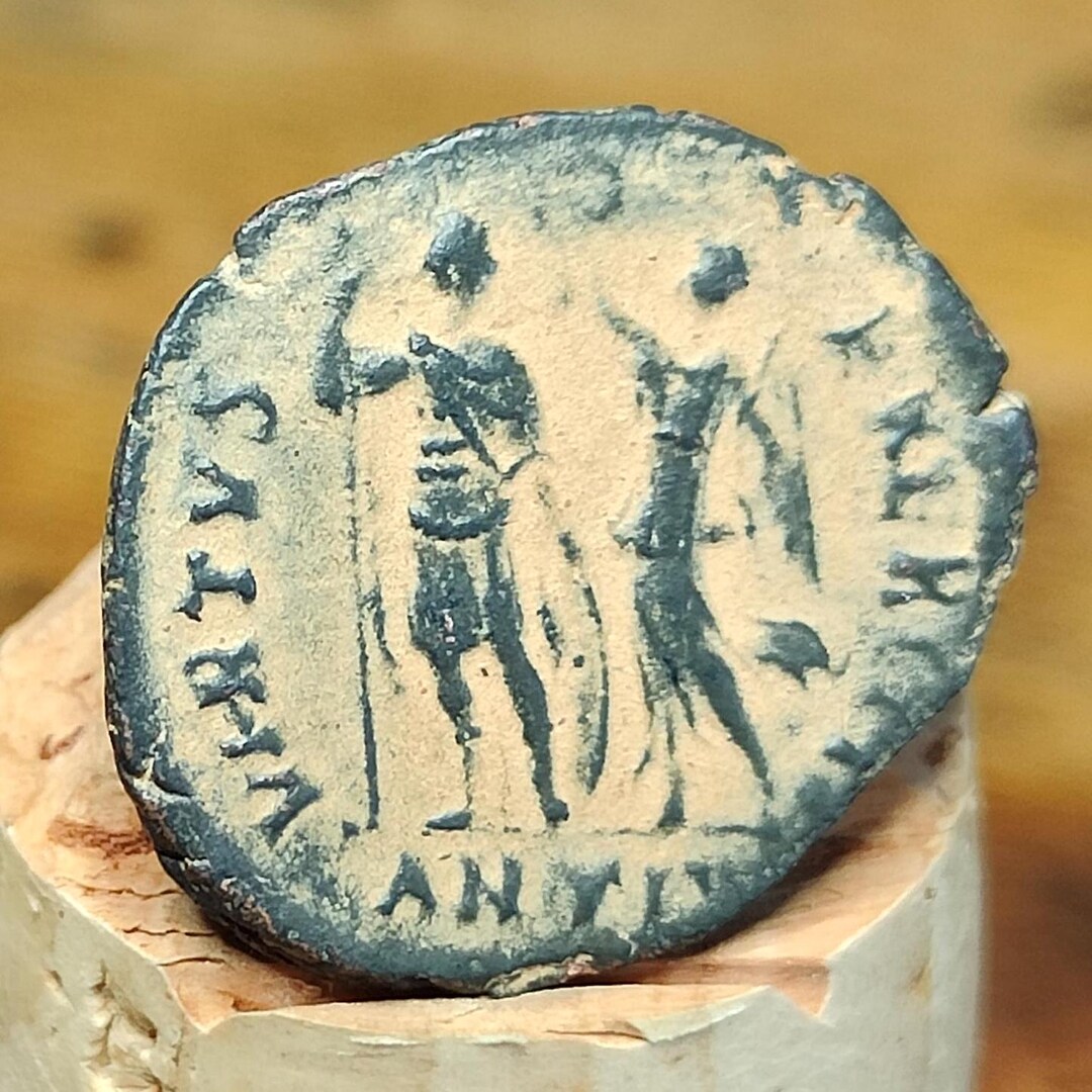 Honorius Roman Coin With Victory Reverse, 4th Century Ancient Nummus ...