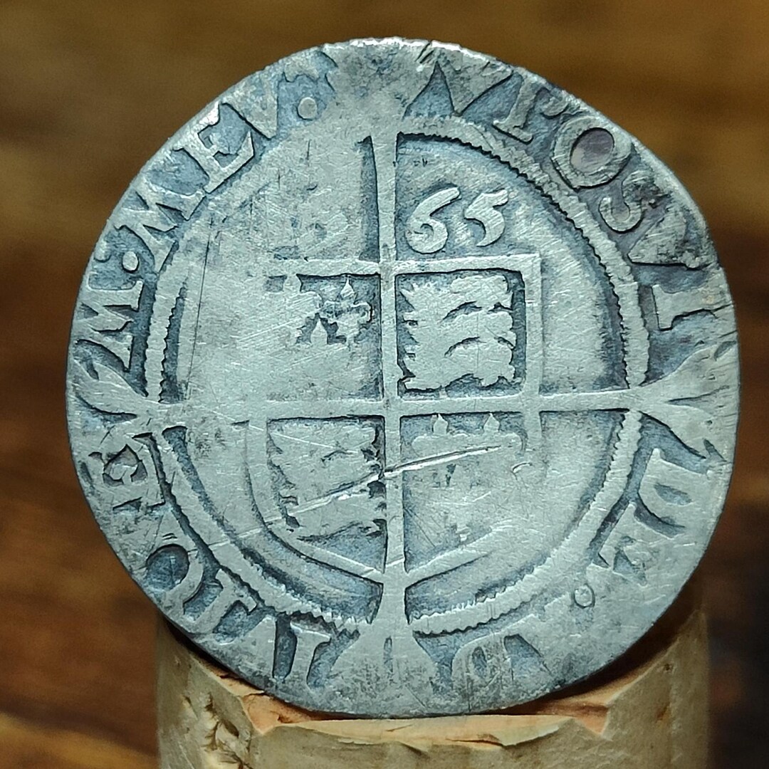 Genuine Elizabeth I Tudor Hammered Silver Six Pence Dated 1565. - Etsy UK