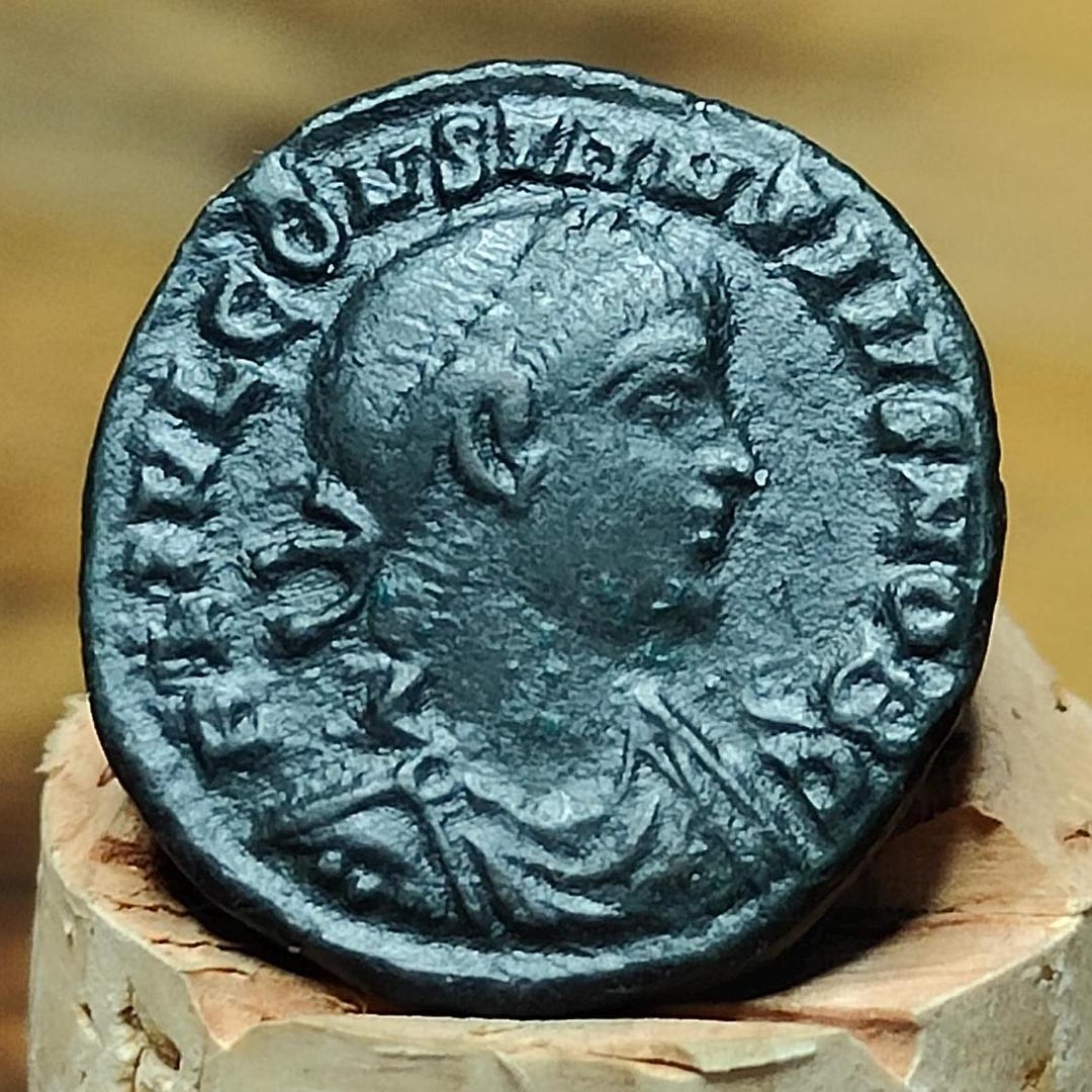 Constantius II Roman Coin, High Grade Ancient Nummus With Soldiers ...