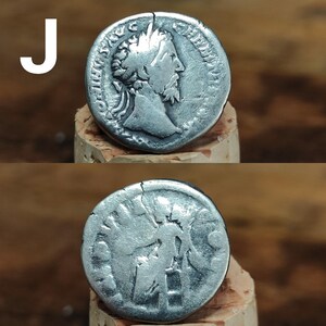 Genuine Roman Silver Denarii From the 2nd Century, Ancient Coins - Etsy