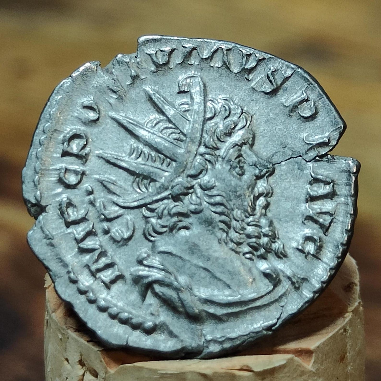 Postumus Silver Antoninianus, High Grade Ancient Roman Double Denarius ...