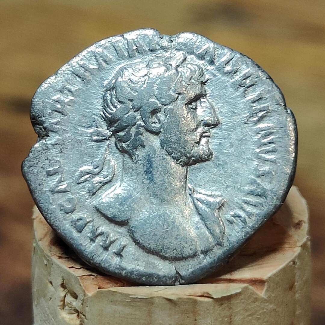 Hadrian Silver Denarius, Ancient Roman Coin With Pax Reverse - Etsy