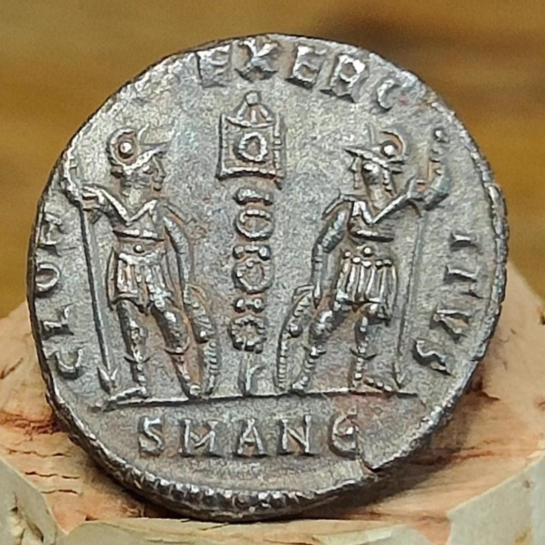 Constantine II Coin With Soldiers Reverse, High Grade Ancient Roman ...