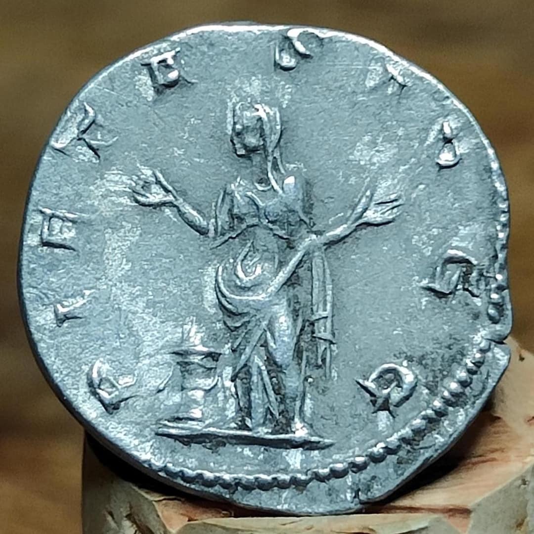 Volusian Roman Antoninianus, Pietas Reverse, Ancient Double Denarius ...