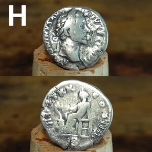 Genuine Roman Silver Denarii From the 2nd Century, Ancient Coins - Etsy