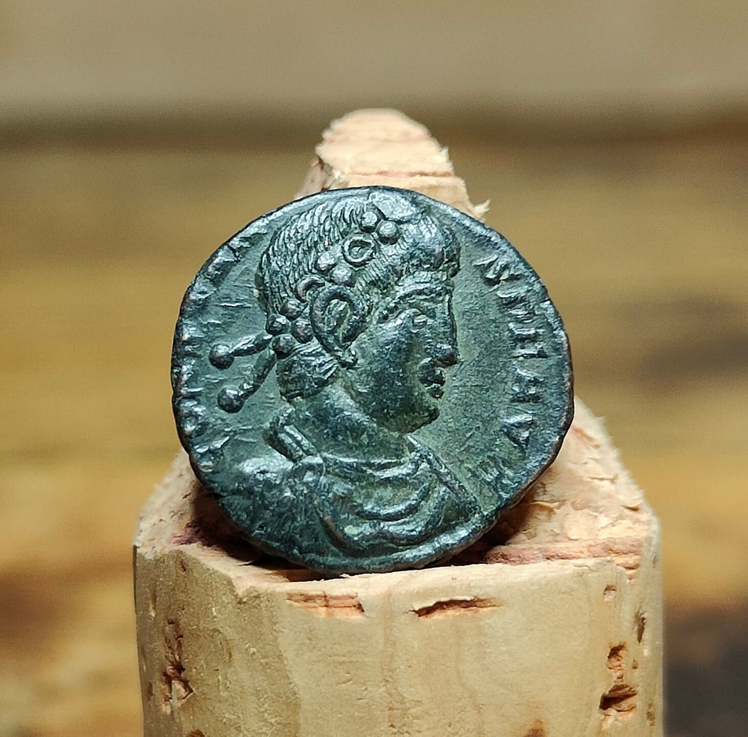 Constans Roman Coin, High Grade Ancient Nummus With Victories Reverse ...