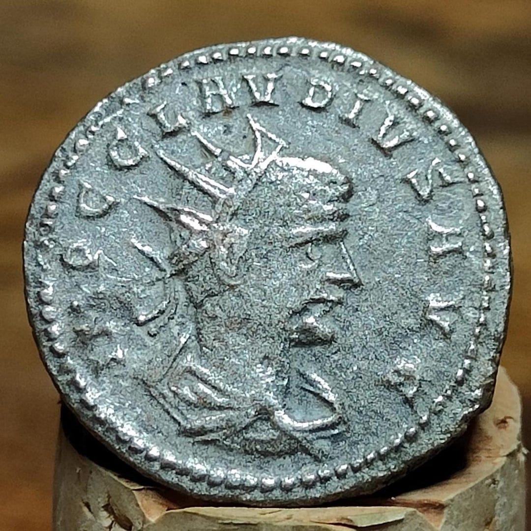 Claudius II Roman Coin, Hercules Reverse, Very Fine 3rd Century Ancient ...