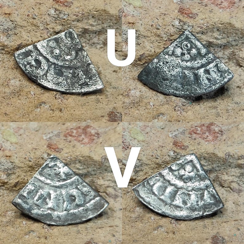 Medieval Silver Coin UK / Henry III Voided Long Cross Cut Quarter ...