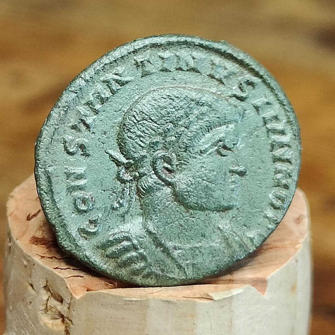Constantine II Coin With Soldiers Reverse, High Grade Ancient Roman ...