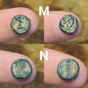Ancient Roman/greek Minim Coins, Genuine Tiny Coins Over 1600 Years Old ...