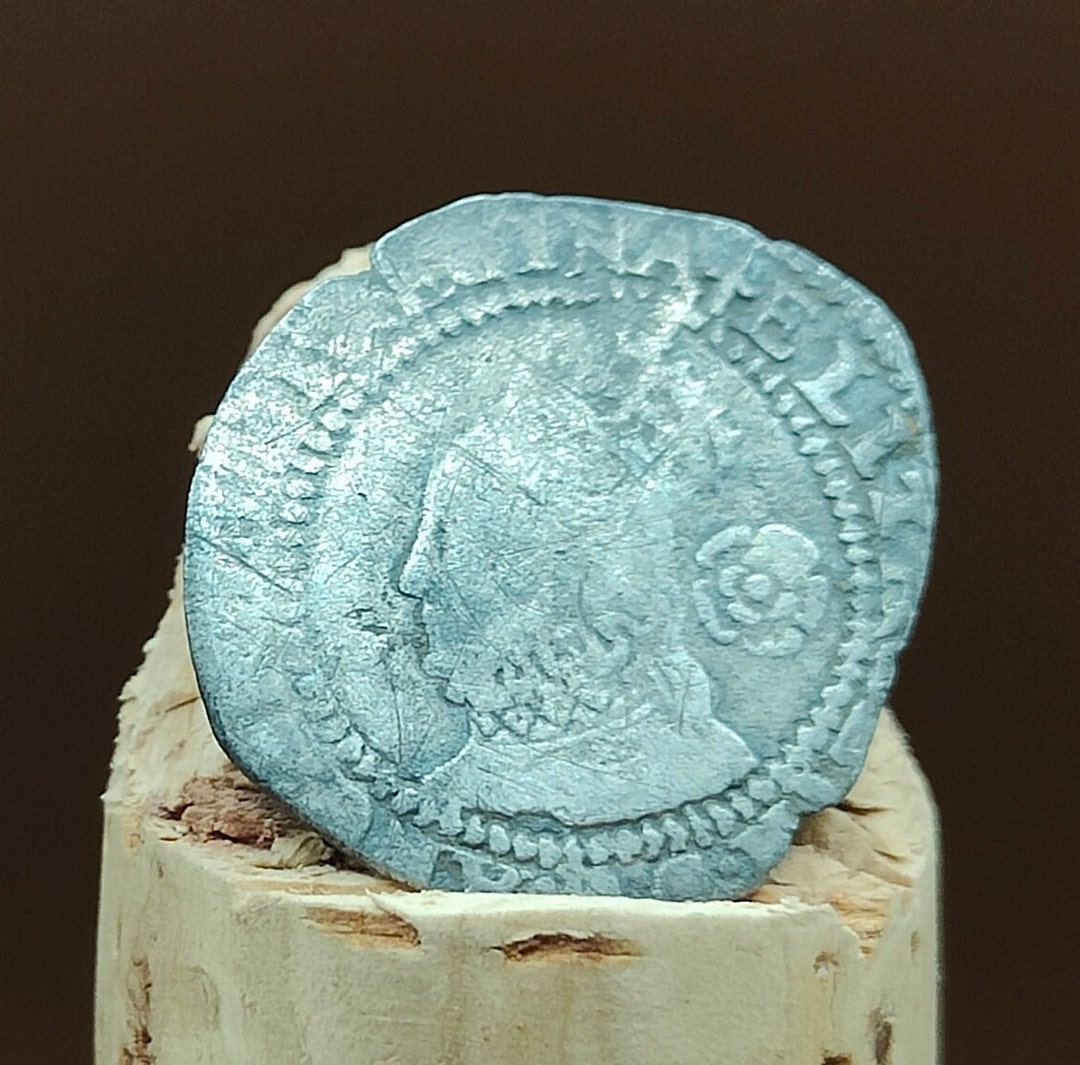 Genuine Elizabeth I Tudor Hammered Silver Threepence Dated 1582 - Etsy