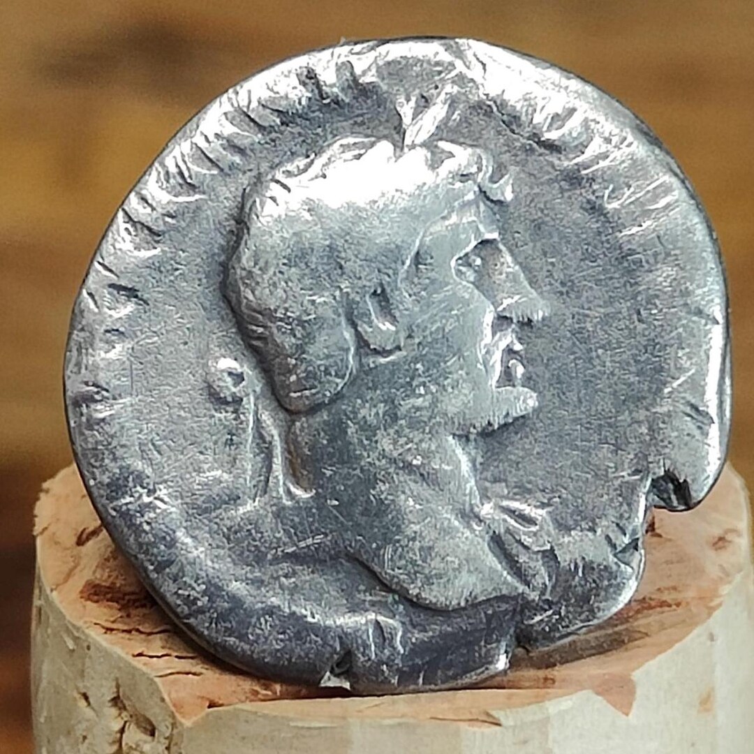 Hadrian Silver Denarius, Ancient Roman Coin With Genius Reverse - Etsy