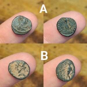 Ancient Roman/greek Minim Coins, Genuine Tiny Coins Over 1600 Years Old ...