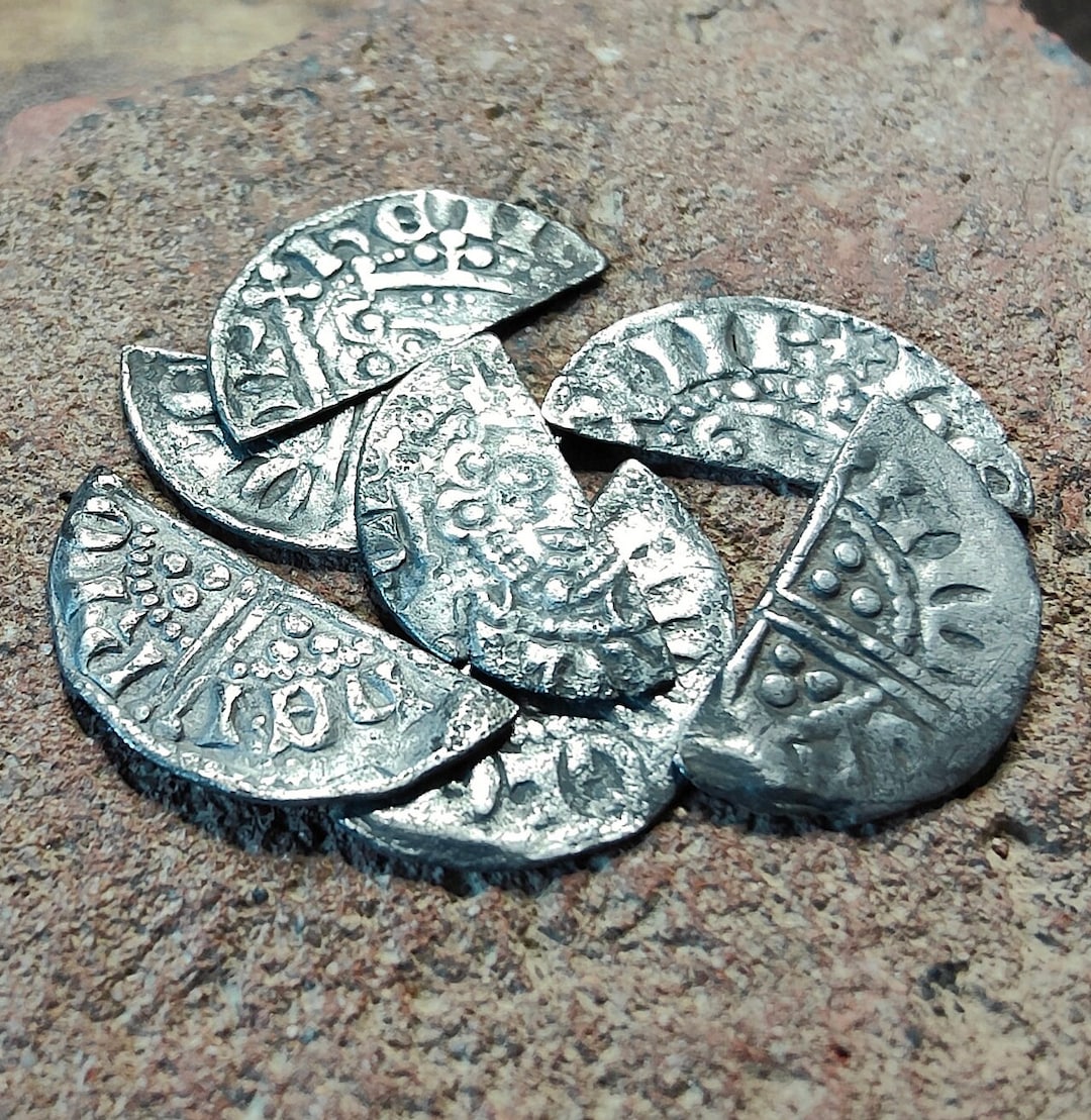 Medieval Silver Coin UK / Henry III Voided Long Cross Cut Half Penny ...