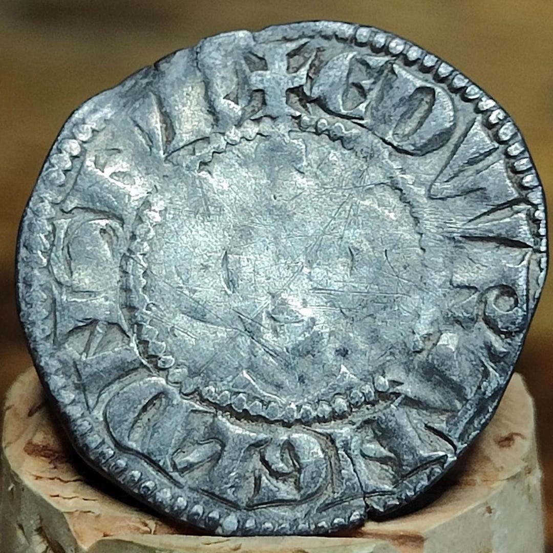 King Edward I Medieval Hammered Silver Penny Coin, Lincoln Mint, 700 ...