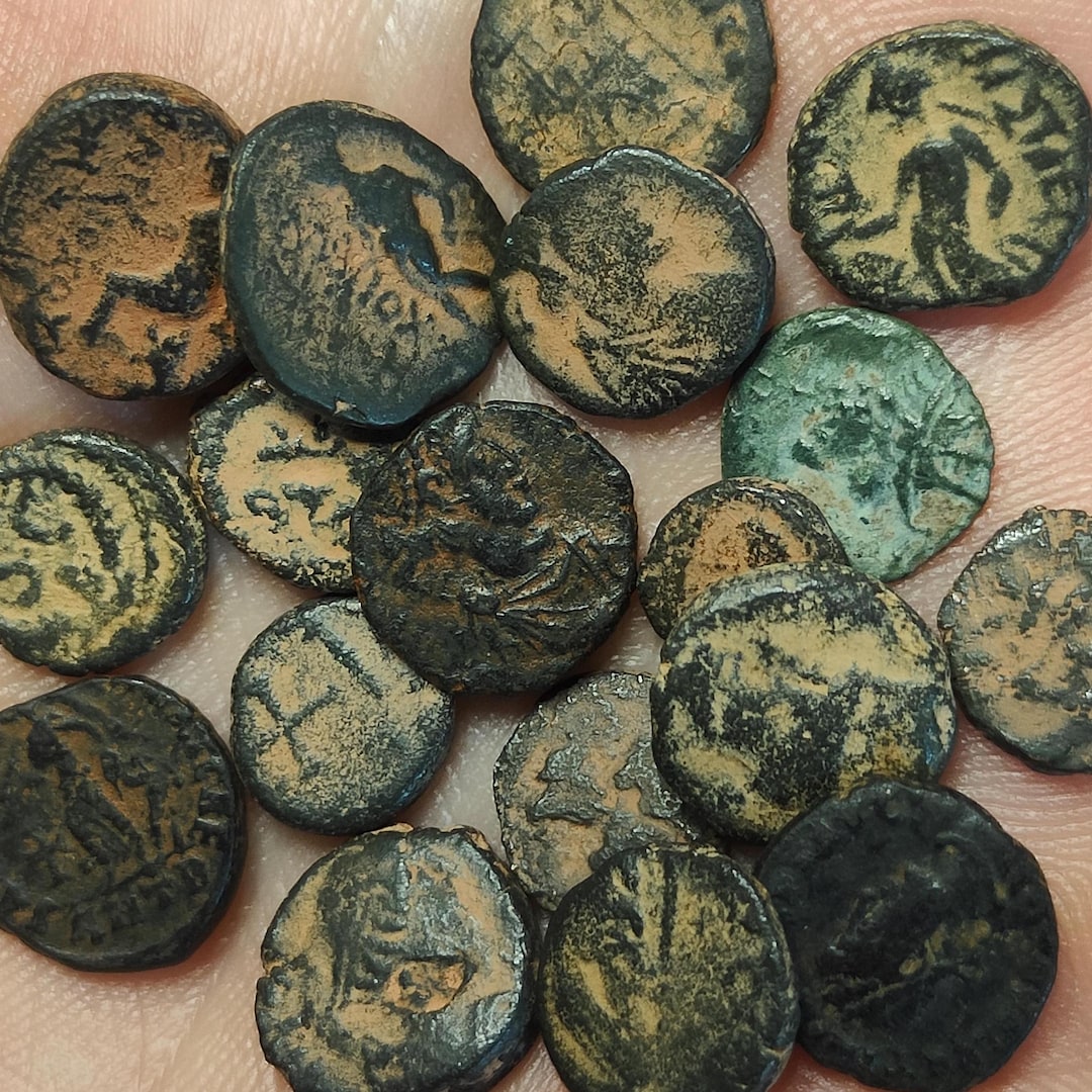 Ancient Roman/greek Minim Coins, Genuine Tiny Coins Over 1600 Years Old ...
