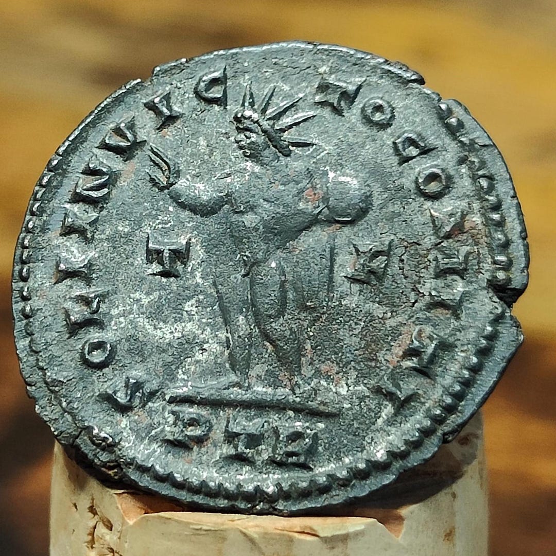 Constantine the Great Roman Coin With Sun God Reverse, 4th Century ...