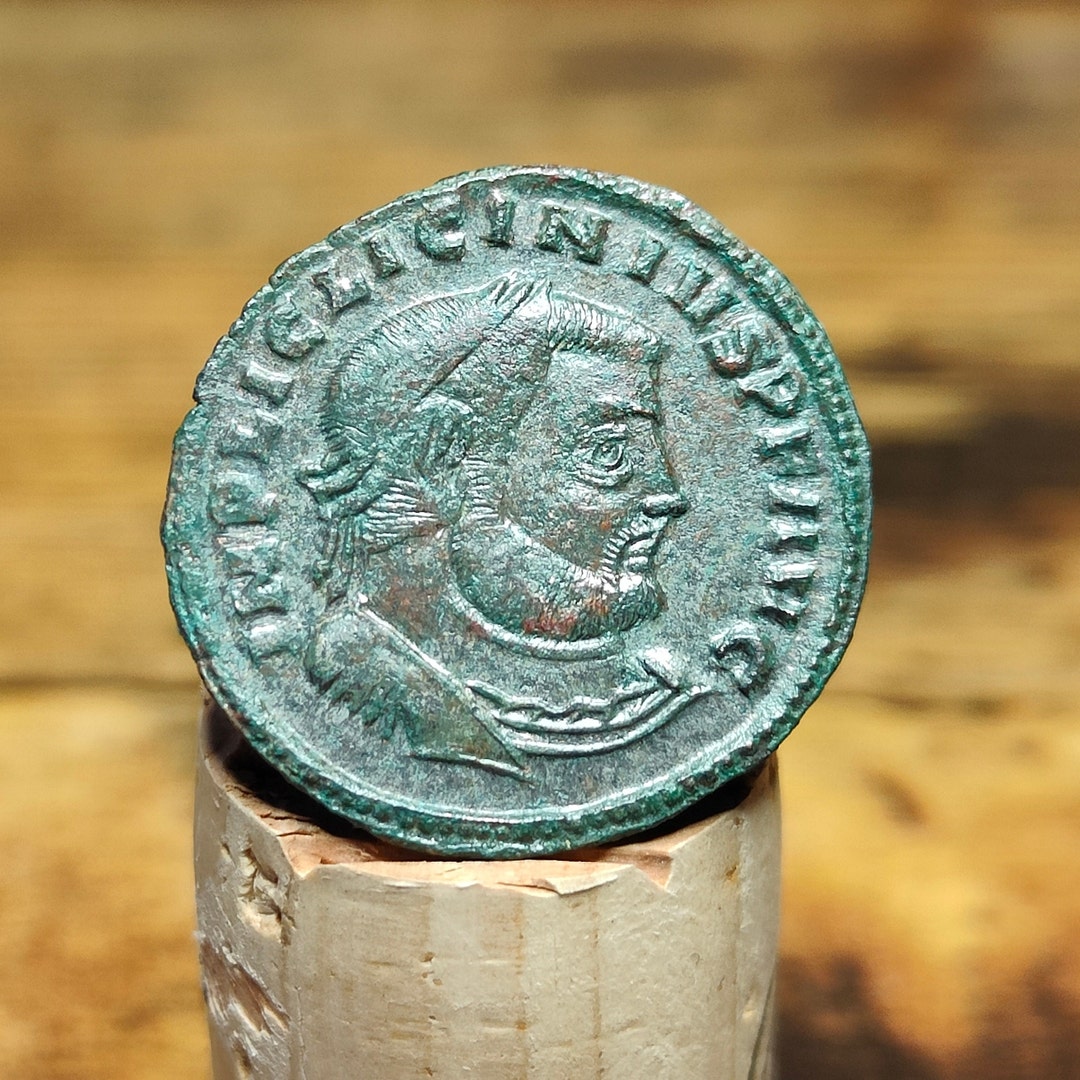 Licinius Roman Coin, High Grade Ancient Follis With Jupiter Reverse - Etsy