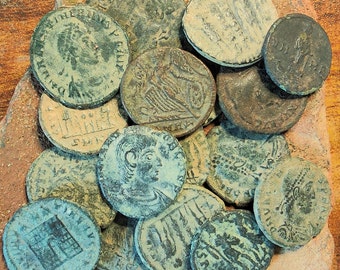 Lot of 10 Roman Coins, 4th Century Ancient Nummus - Etsy UK